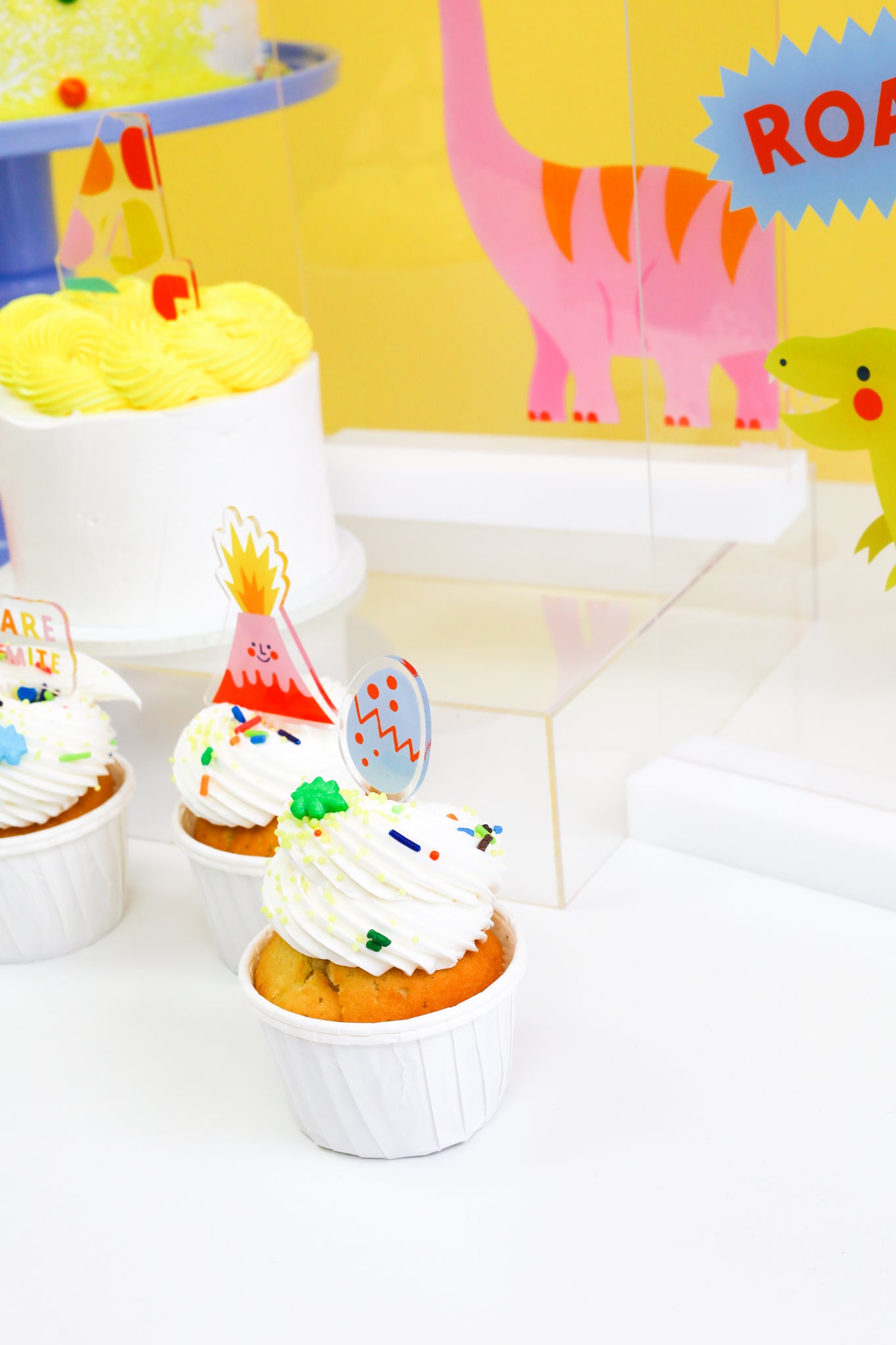 Dino-mite Dinasour Acrylic Mini Topper Set – Joyeux Company