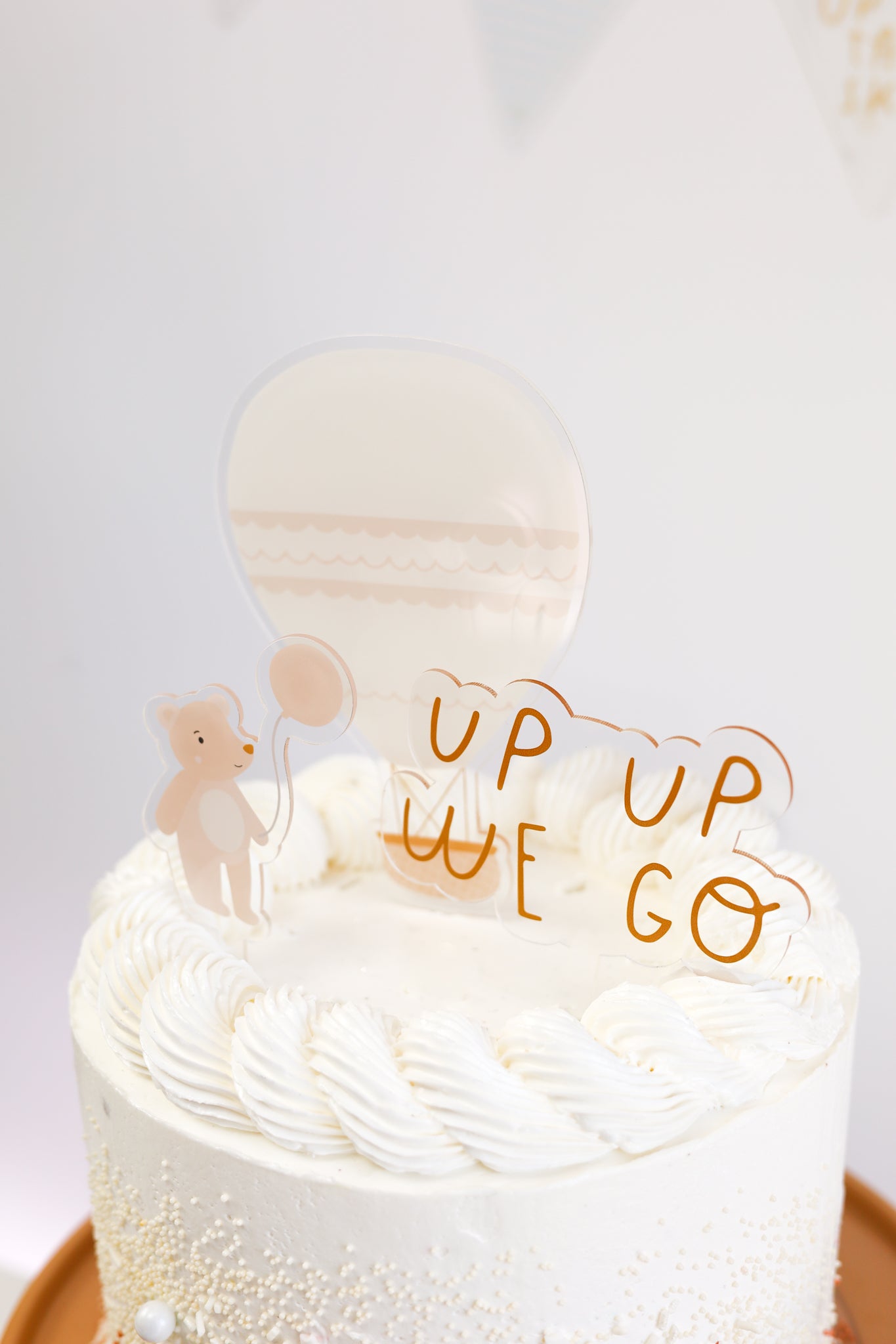 Up Up We Go Acrylic Cake Topper Set – Joyeux Company